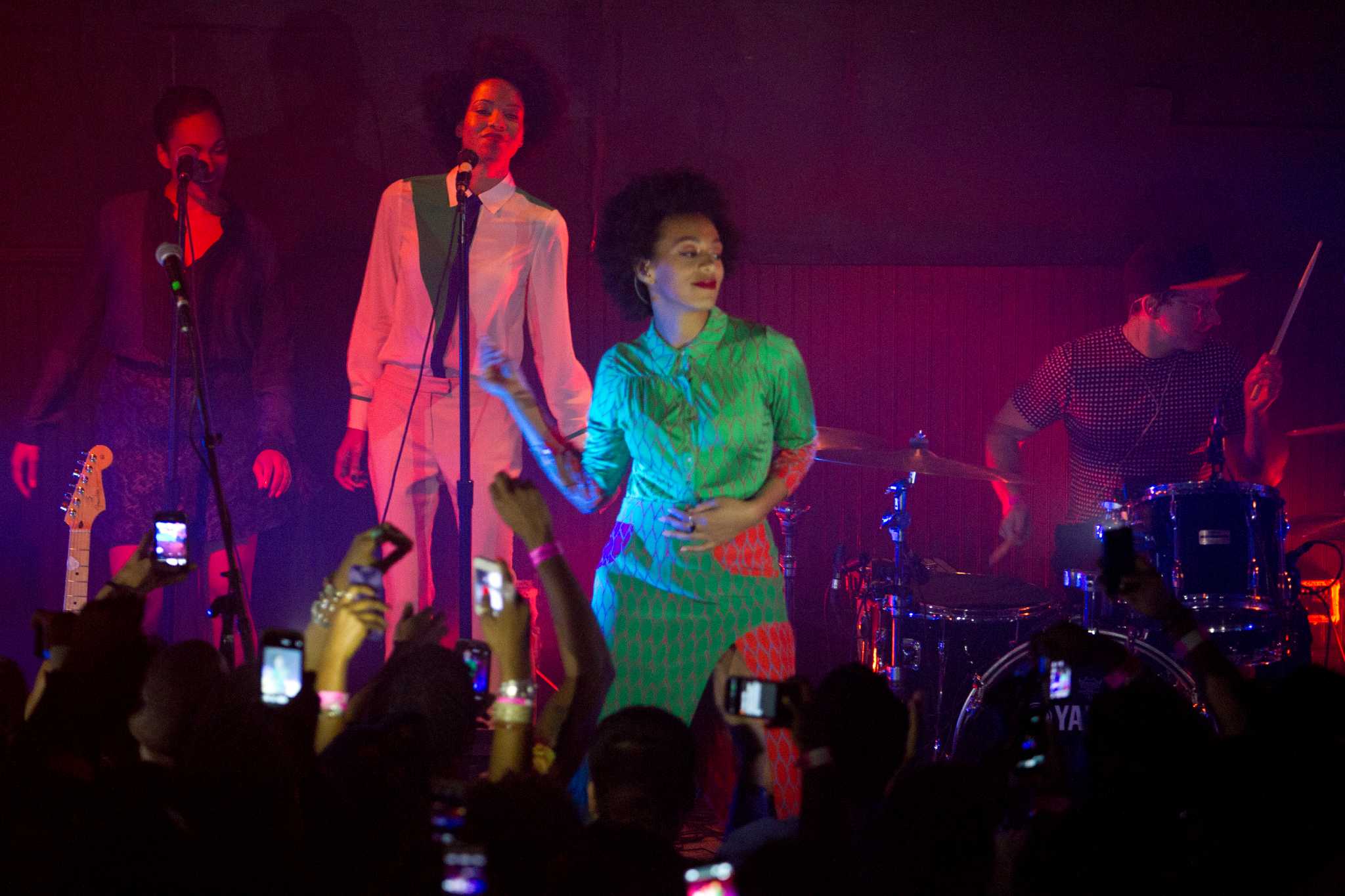 Solange Knowles performs at Fitzgerald's