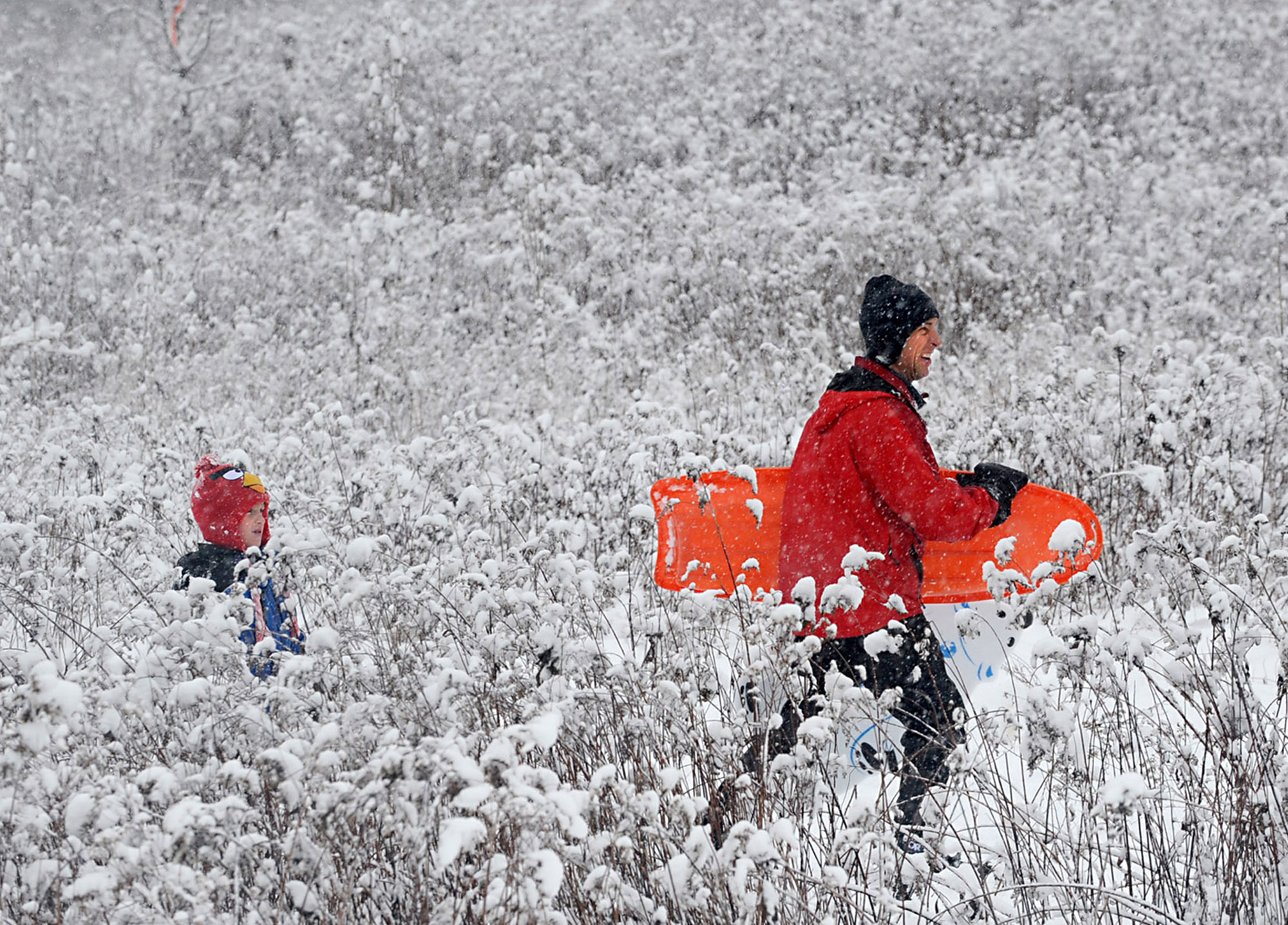 Photos of first snows from years gone by