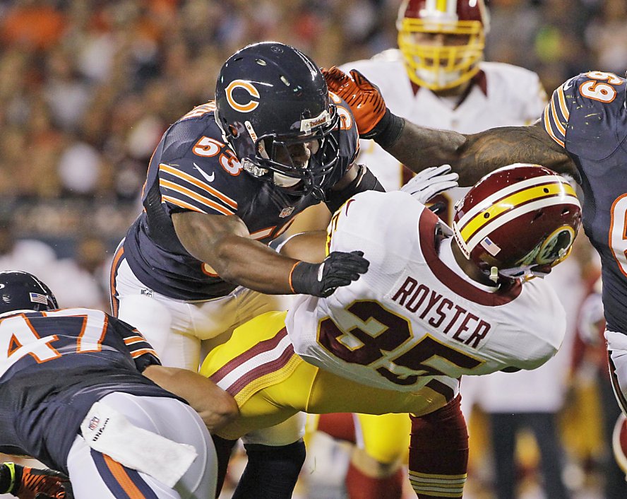 Raiders sign Bears linebacker Nick Roach