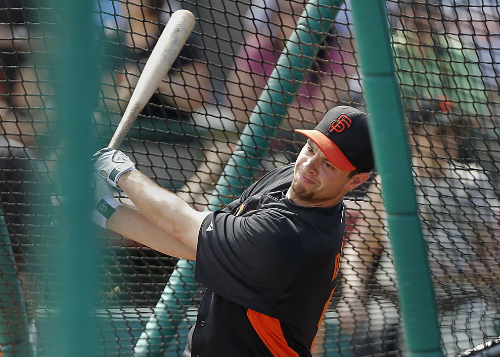 Brandon Belt back where he started