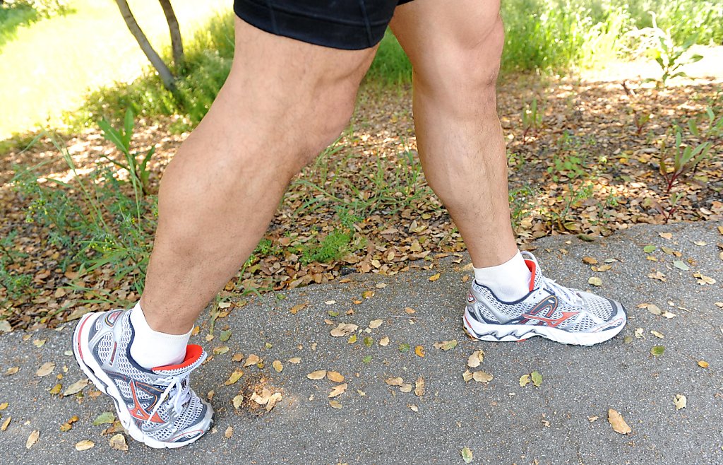 Walkers making a run at marathons