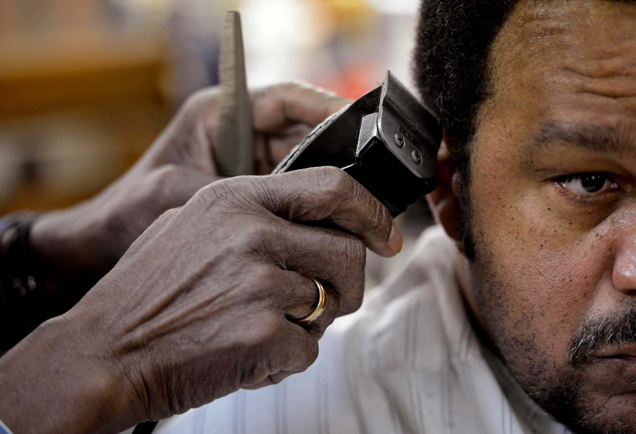 A steady hand, ready for a farewell salute