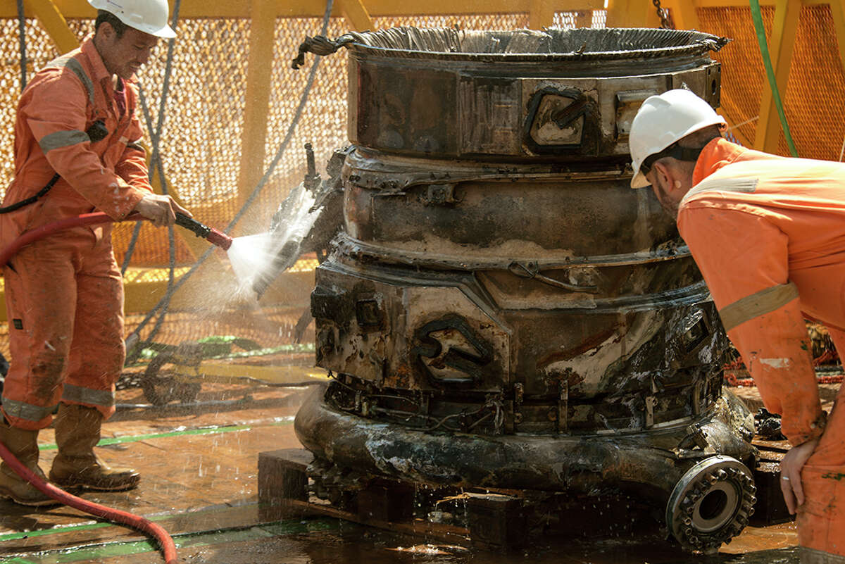 Bezos: Recovered rocket engine came from Apollo 11