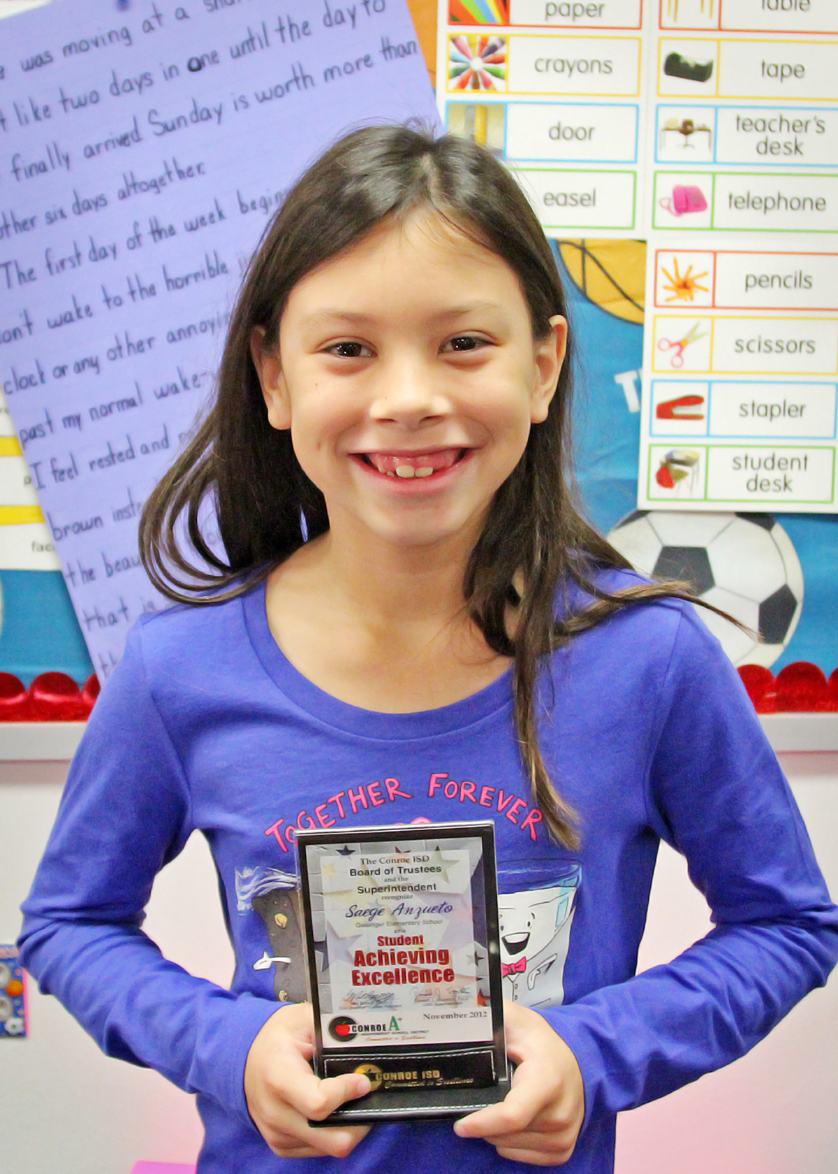 Student might be a born teacher