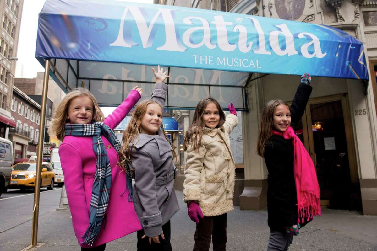 The 4 girls who play 'Matilda' bond offstage