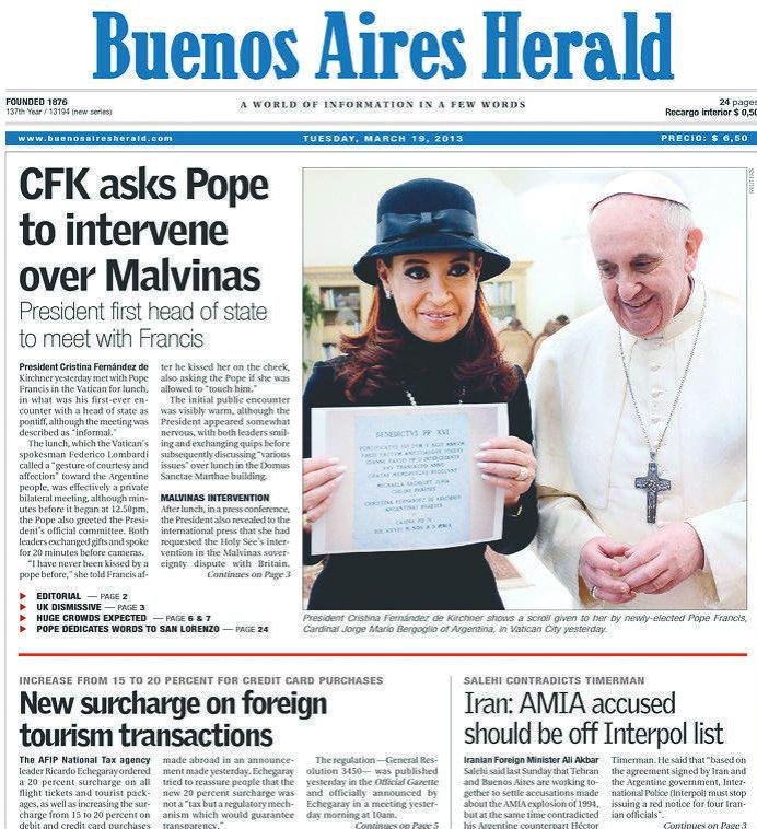 Front Pages from Around the Globe