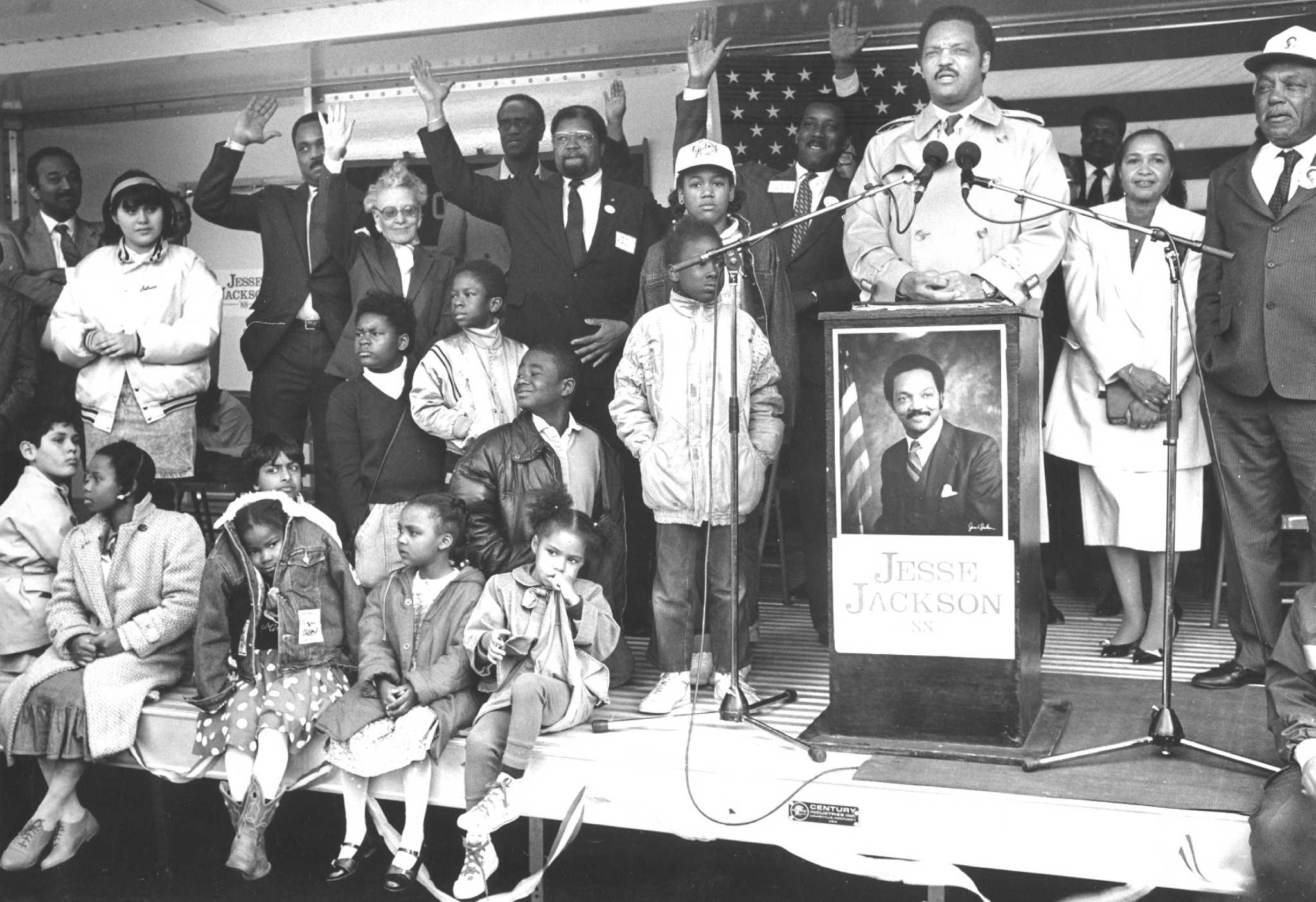 From the archives -- Jackson visits Stamford