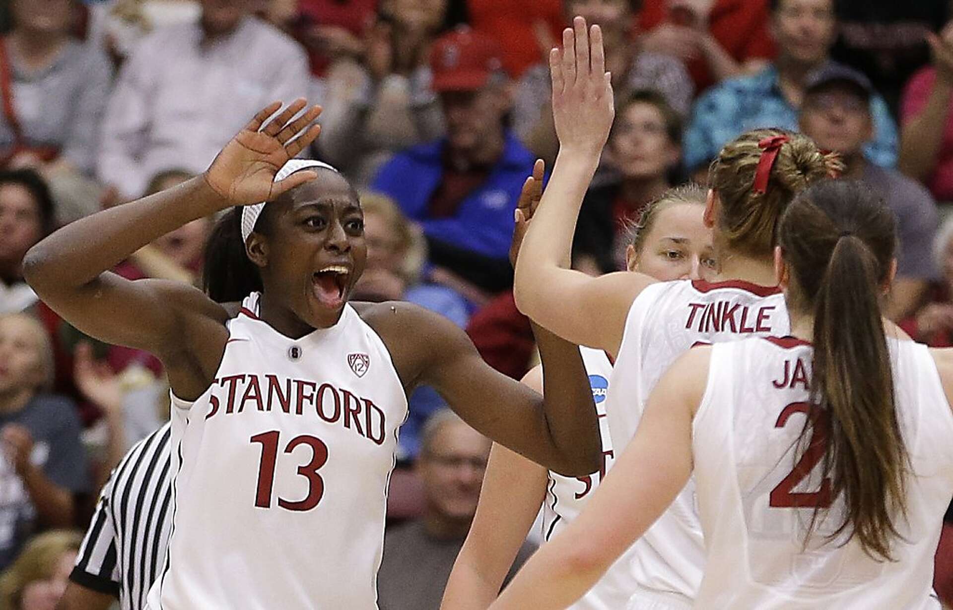 Stanford women beat Tulsa in 1st round