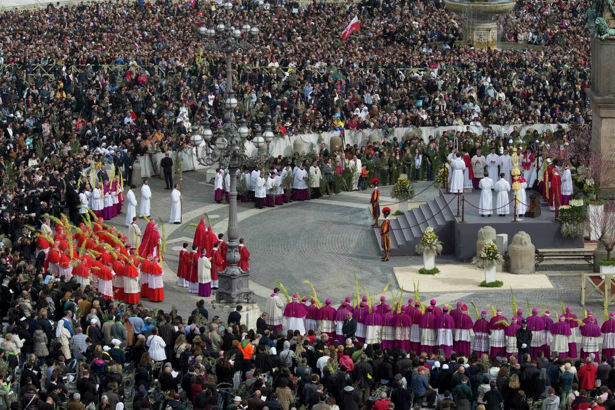 New pope opens Holy Week at Vatican on Palm Sunday