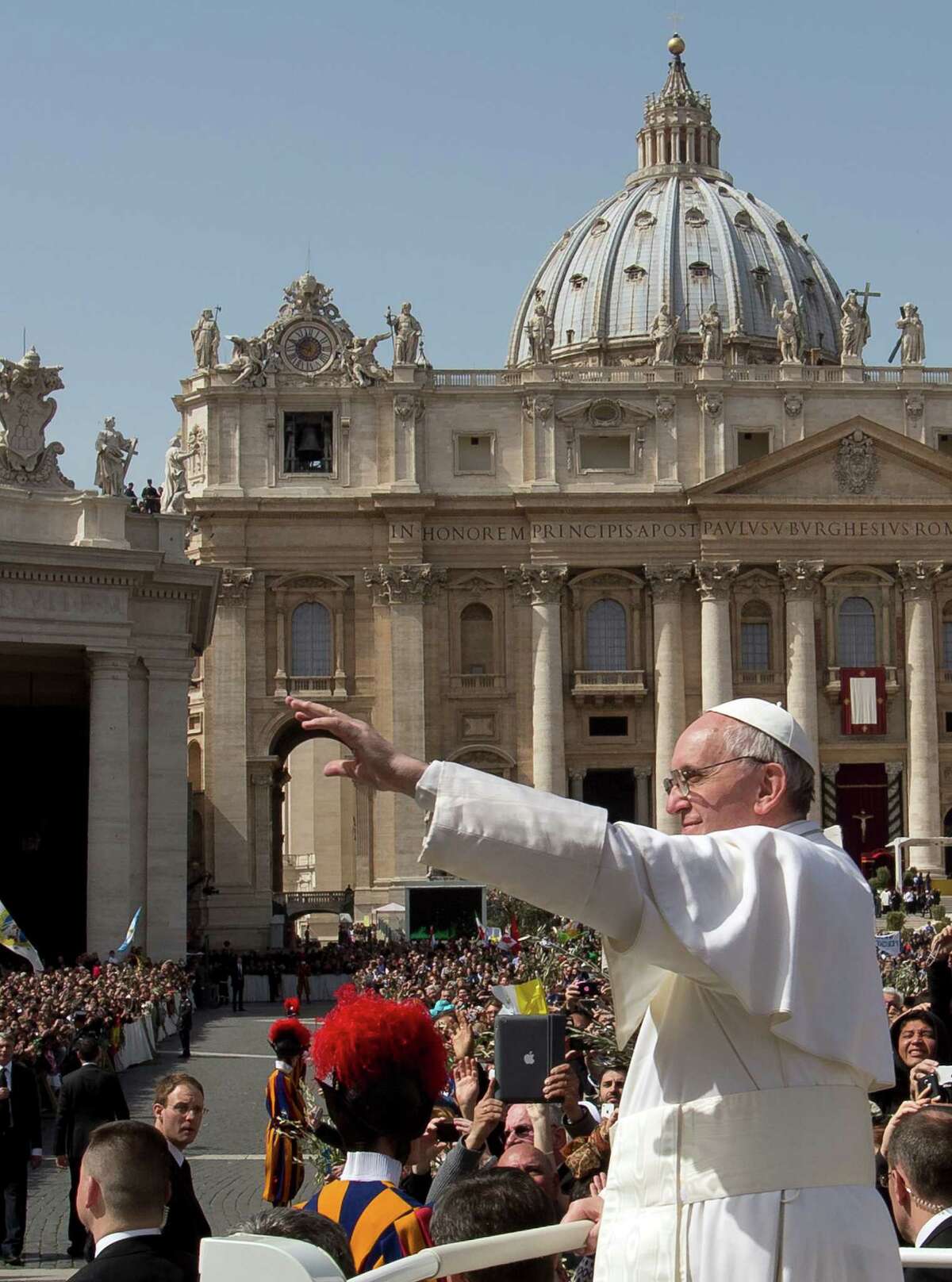 New pope opens Holy Week at Vatican on Palm Sunday