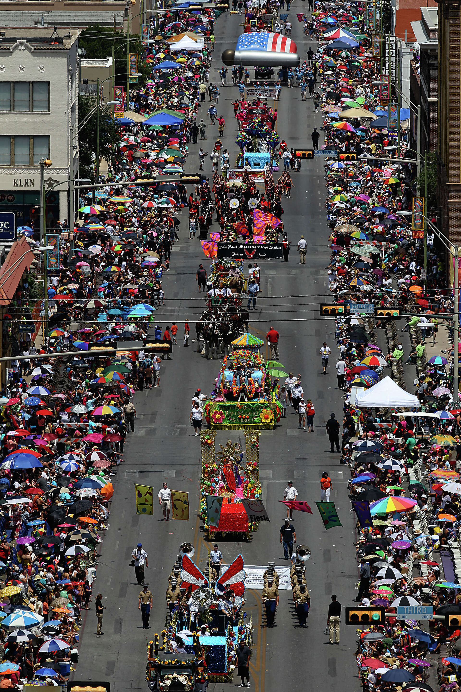Fiesta parades on TV