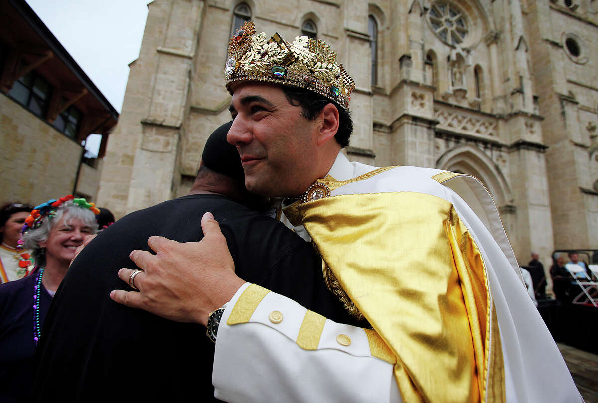Rey Feo float was at school district bus barn