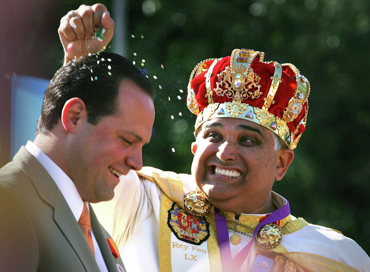 Rey Feo float was at school district bus barn