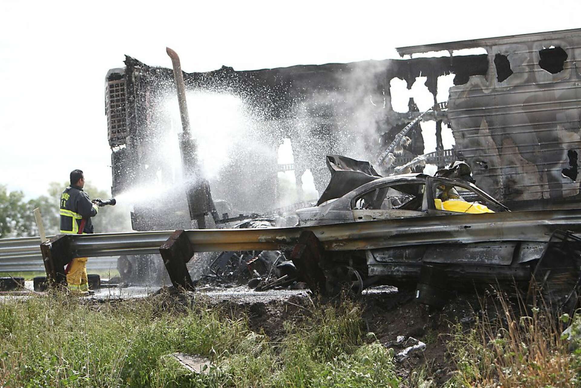 Trucker chokes, causes fatal I-80 crash