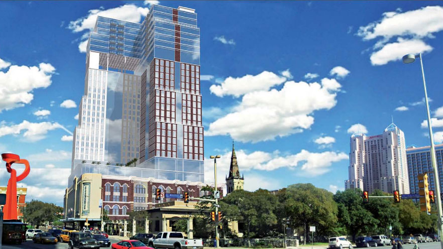 Hotel tower planned for old Joske's building