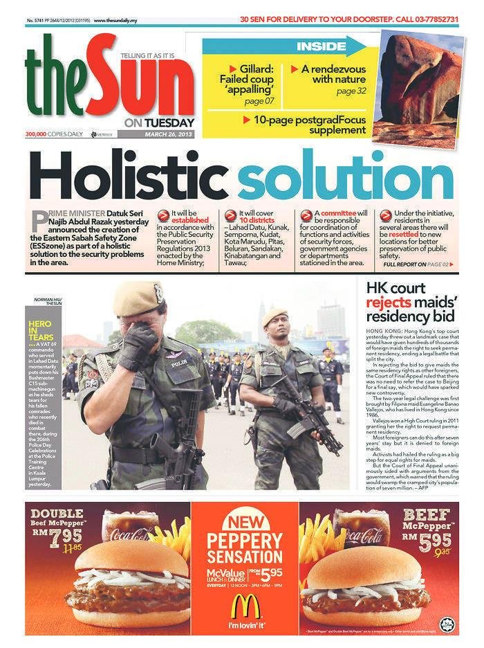 Front Pages From Around the Globe