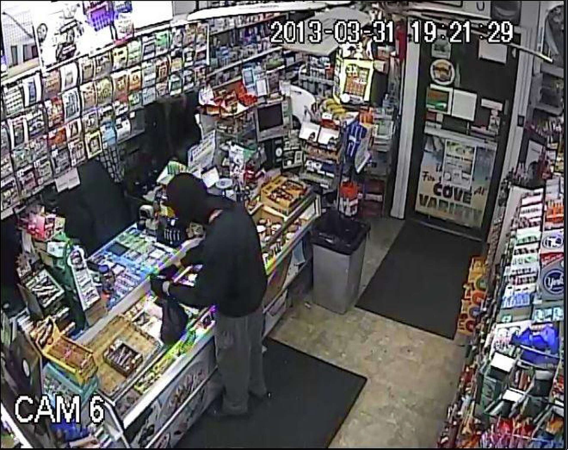 Store video shows masked robbers