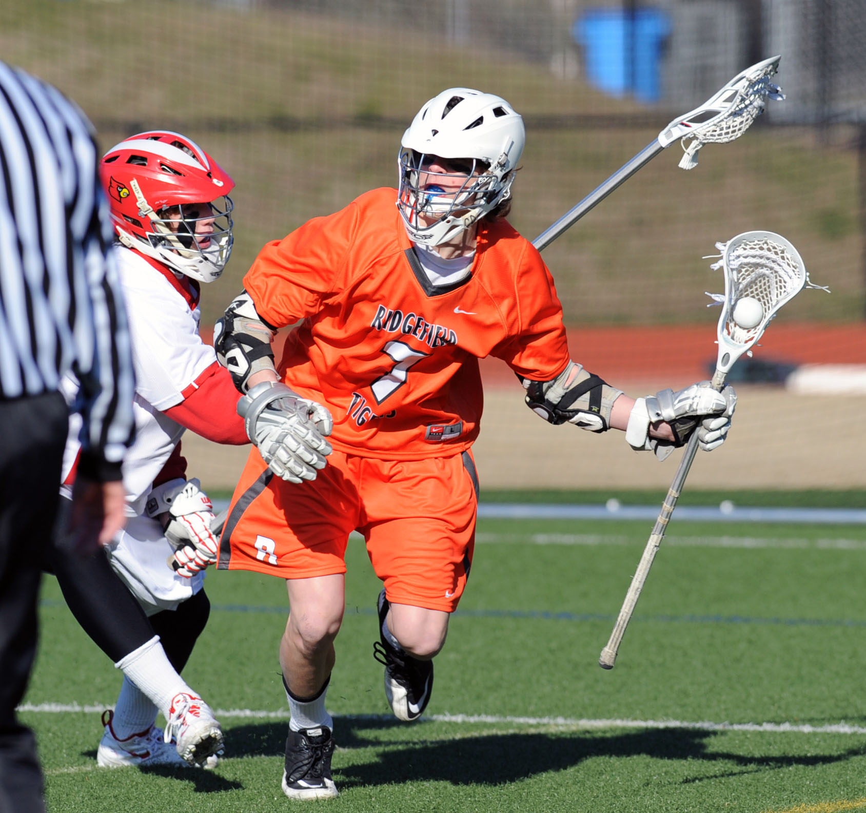 GHS boys lacrosse falls behind early, loses to Ridgefield