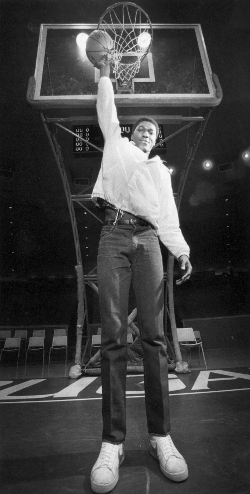 Hakeem Olajuwon through the years