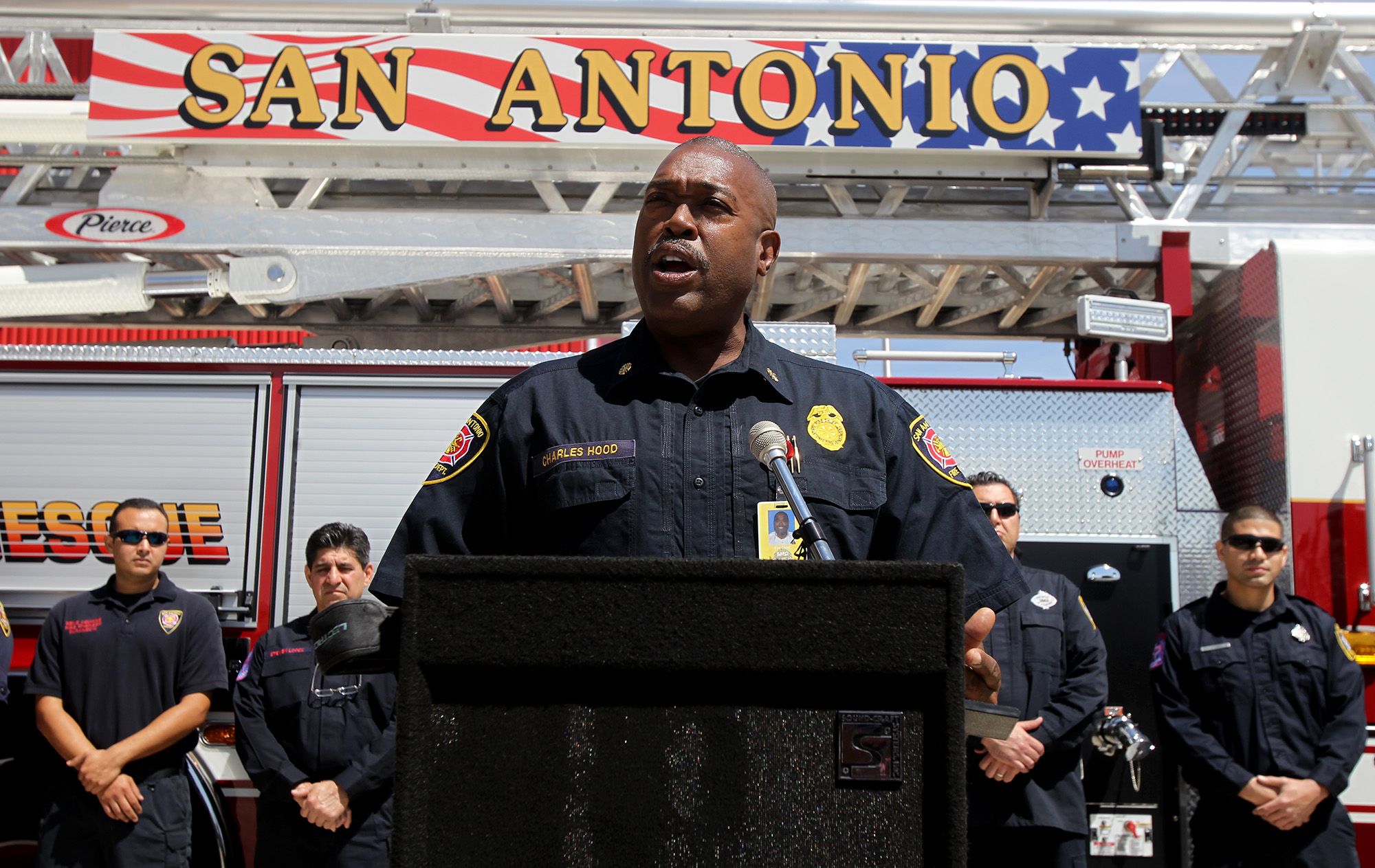 SAFD unveils 3 new trucks