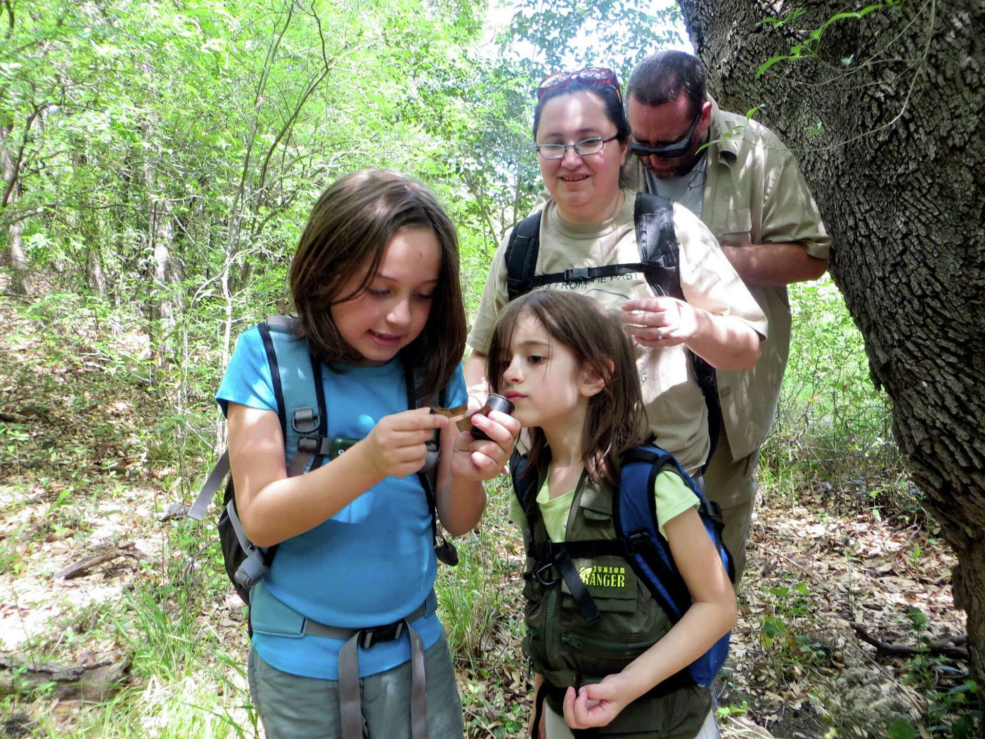 Geocaching has become a popular family activity