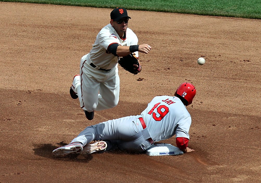 Giants: Cardinal's slide stirs memories