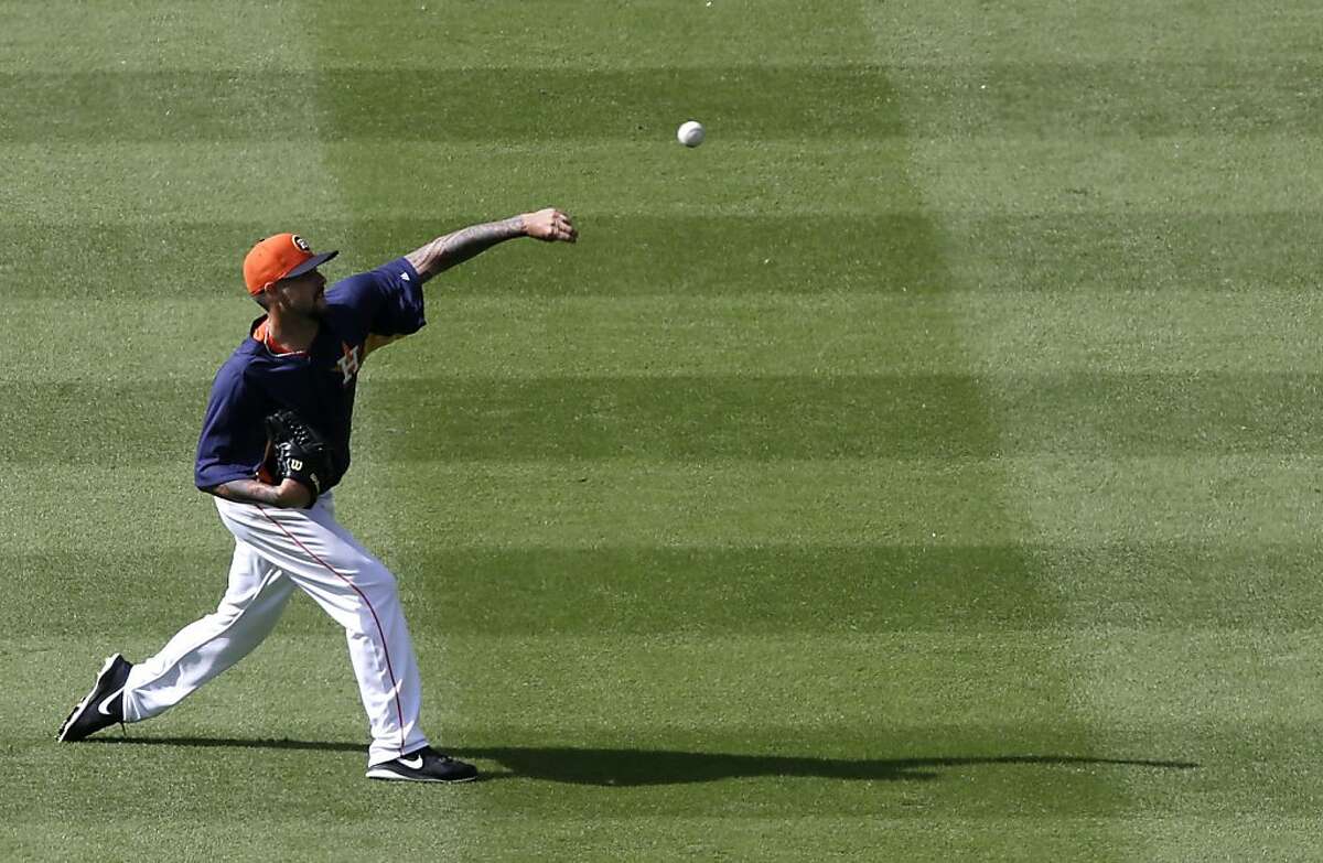 A's beat Astros easily in series opener