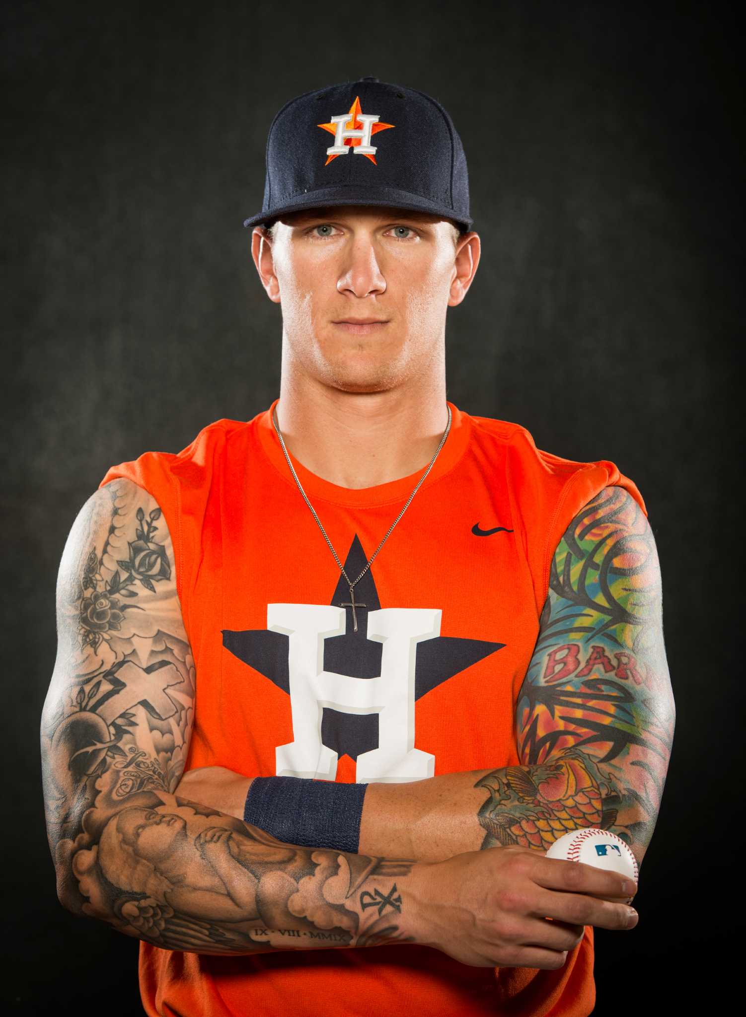 Astros' Barnes finds faith to continue pursuing dream