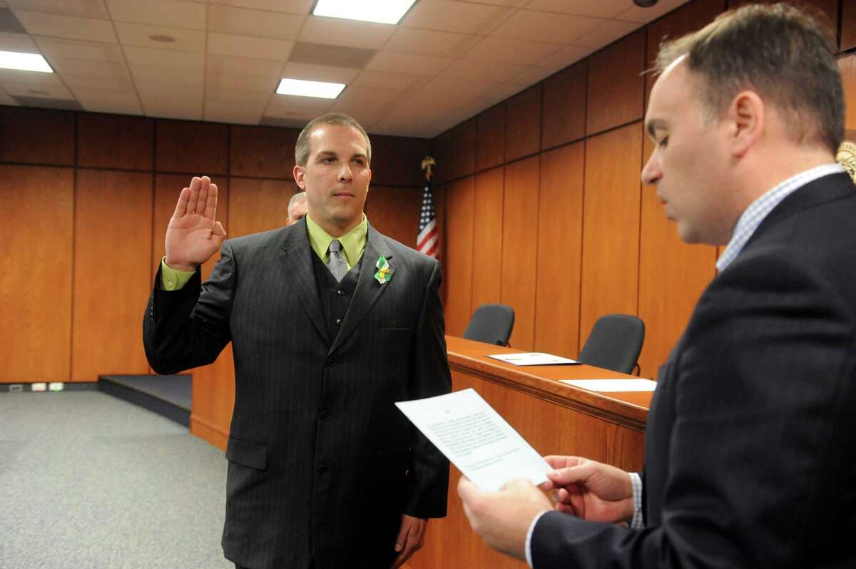 New police officer sworn in at Greenwich