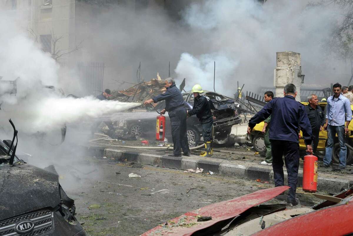 Suicide blast in Syrian capital kills at least 15