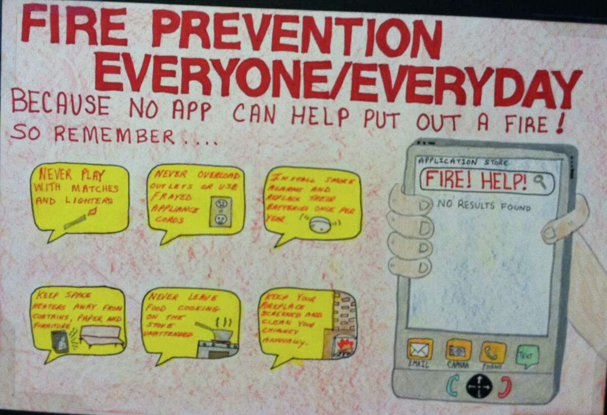 Mill Hill student's poster a winner in state fire-prevention contest