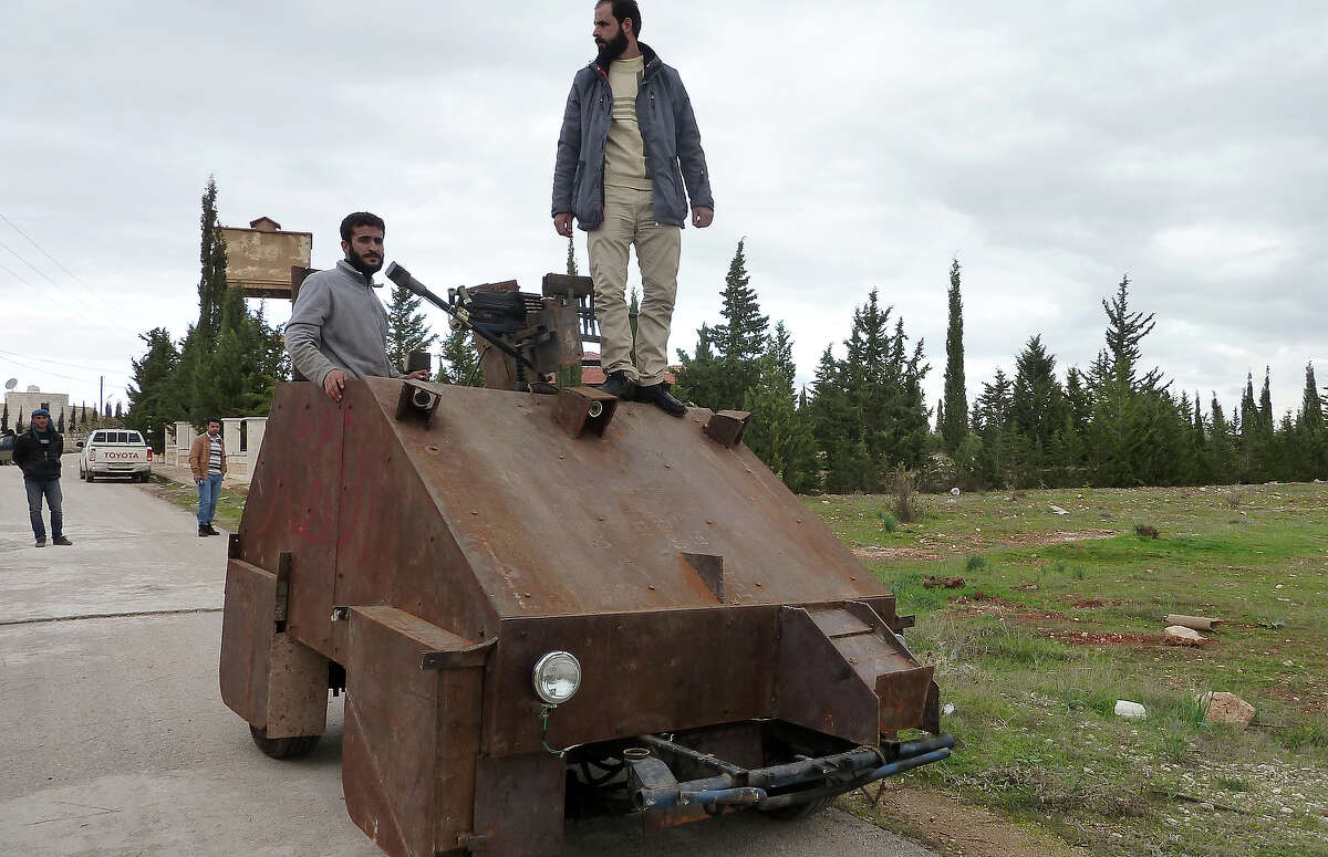 The makeshift weapons of the Free Syria Army