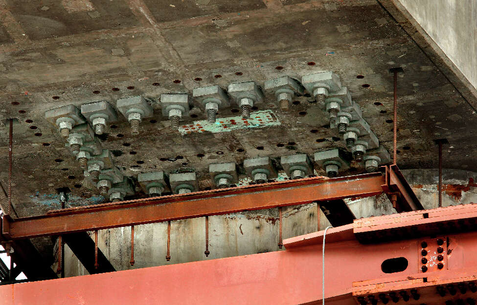 Bolts break on the Bay Bridge
