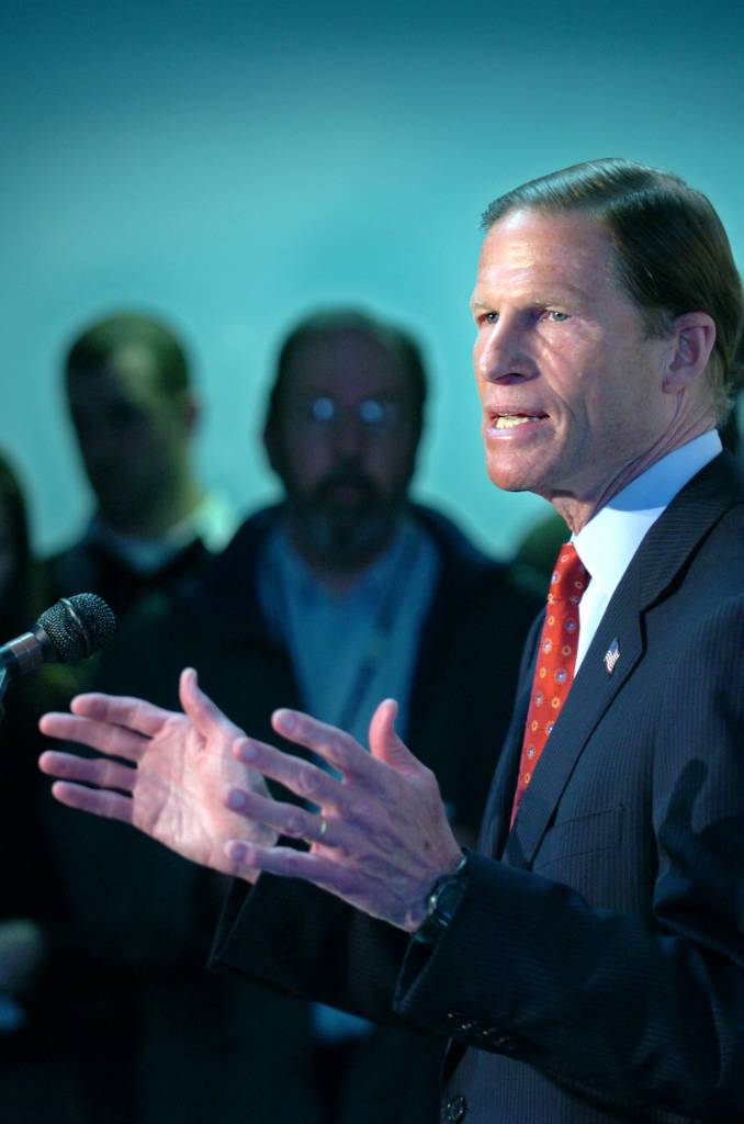 Blumenthal comes off the bench to run for Senate
