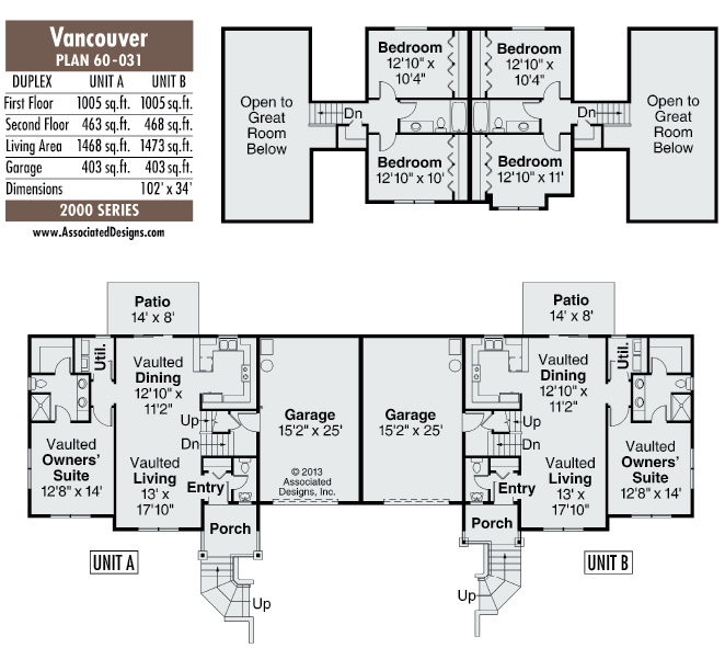 Vancouver a split-level duplex