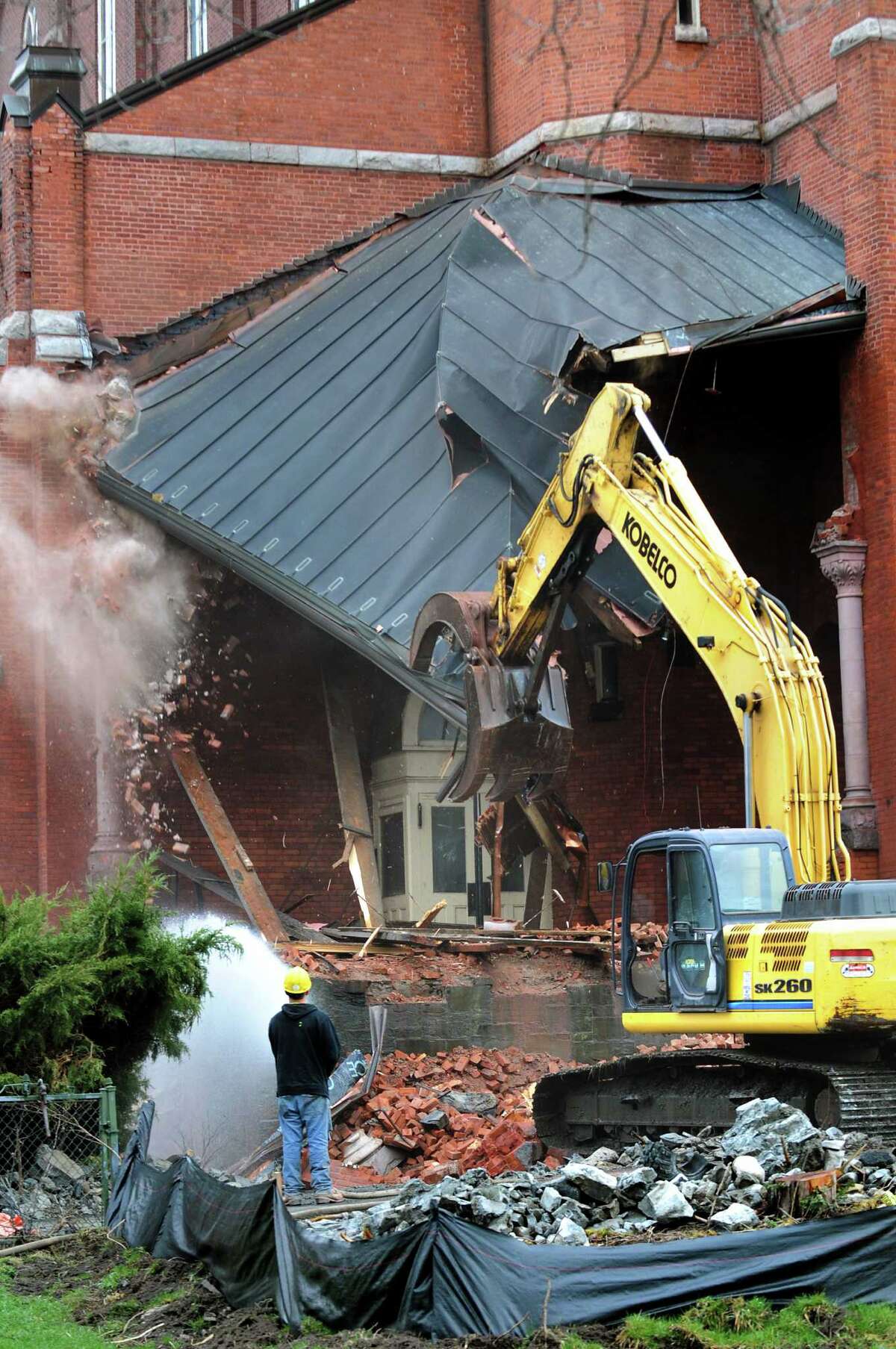 St. Patrick's torn open