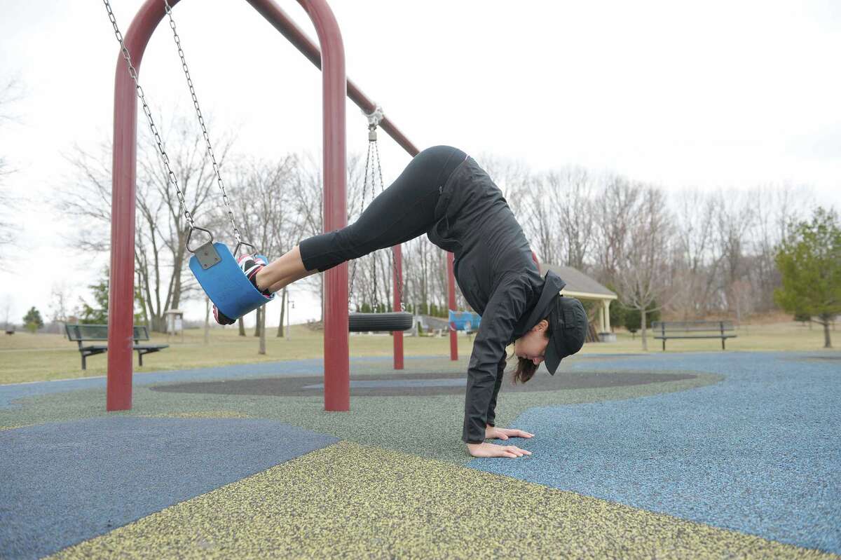 Local trainer turns playground into gym