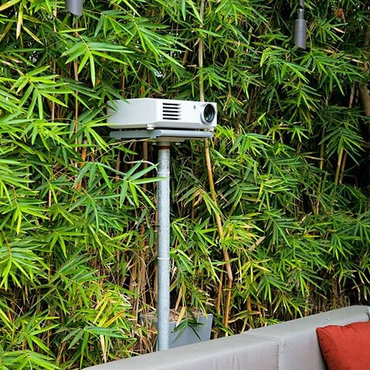 Creating an outdoor home theater