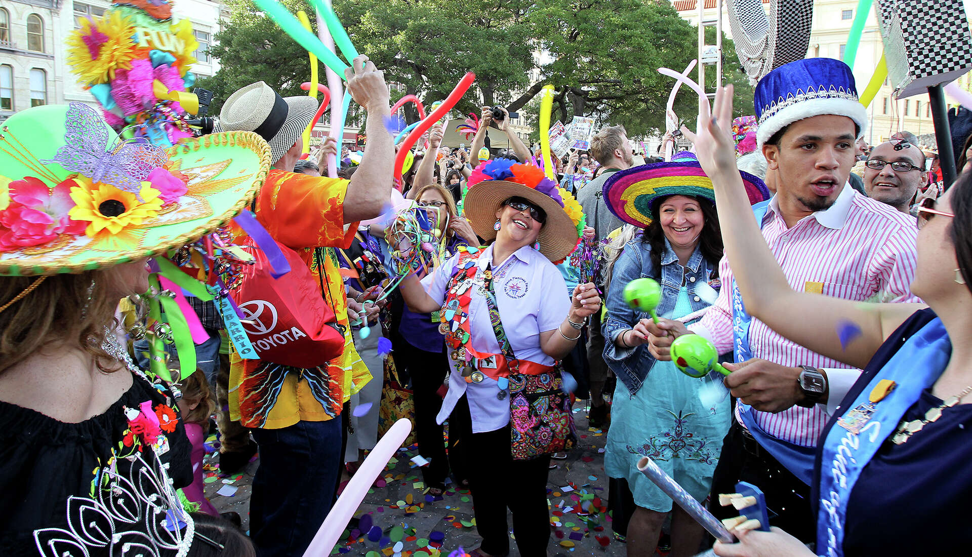 Viva Fiesta! The fun kicks off with bands, medals