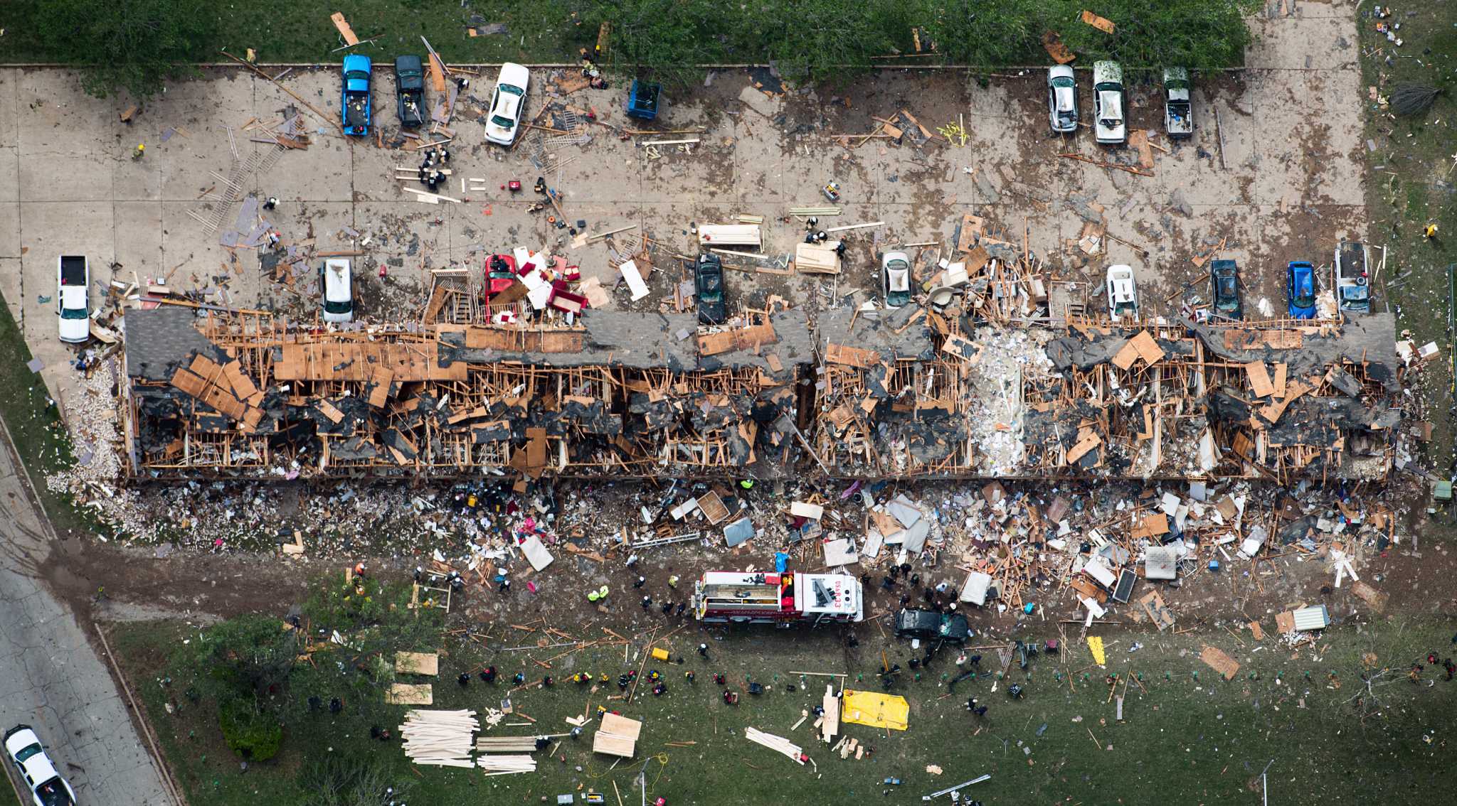 Daylight reveals devastating damage