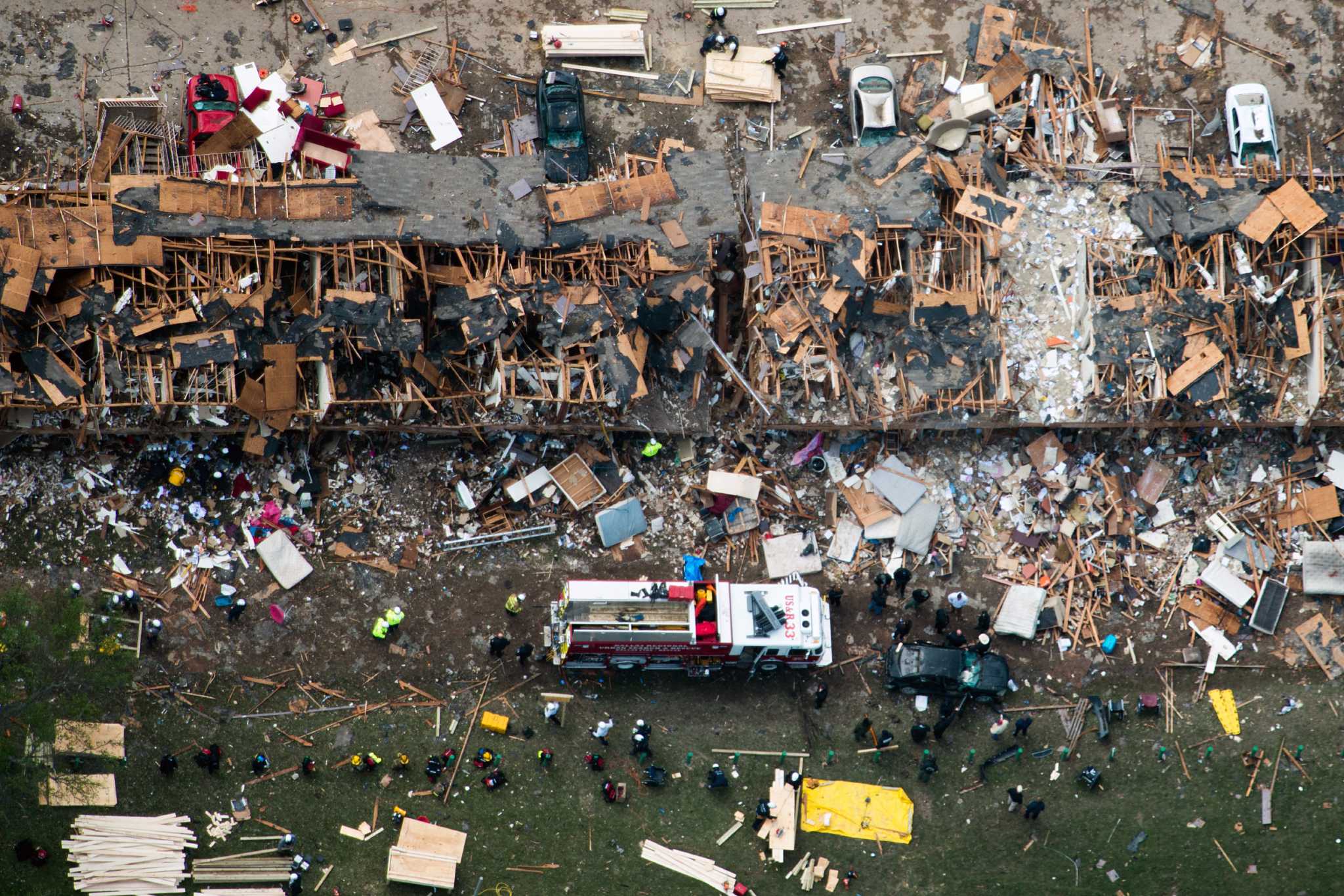 'Seat' of explosion at fertilizer plant located