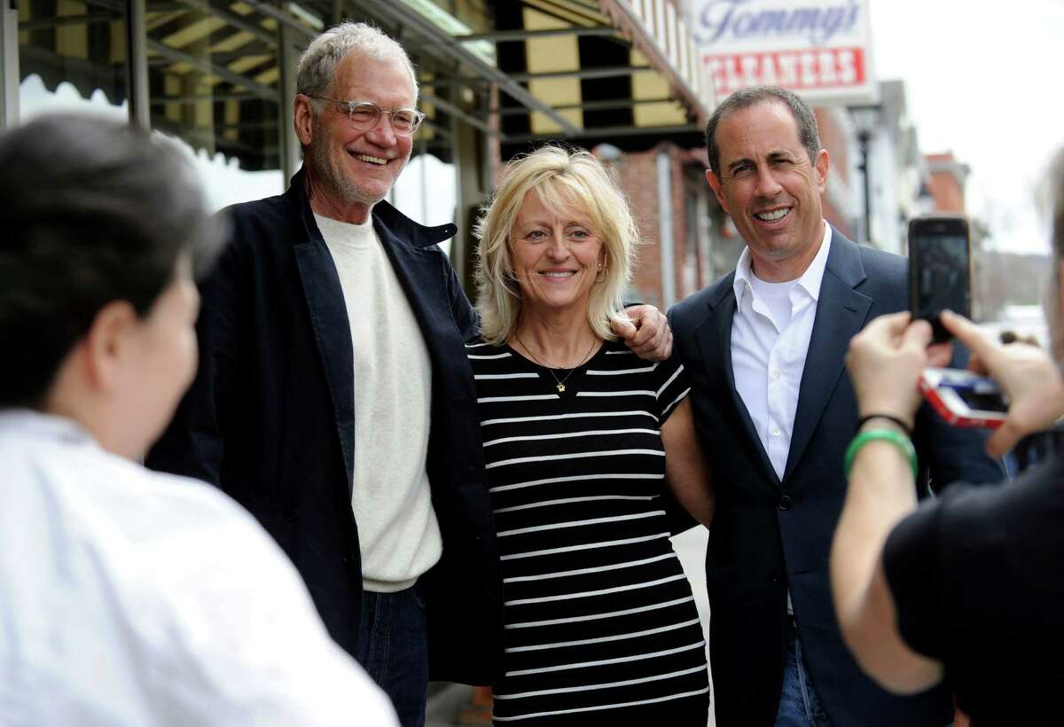 Letterman, Seinfeld pay work visit