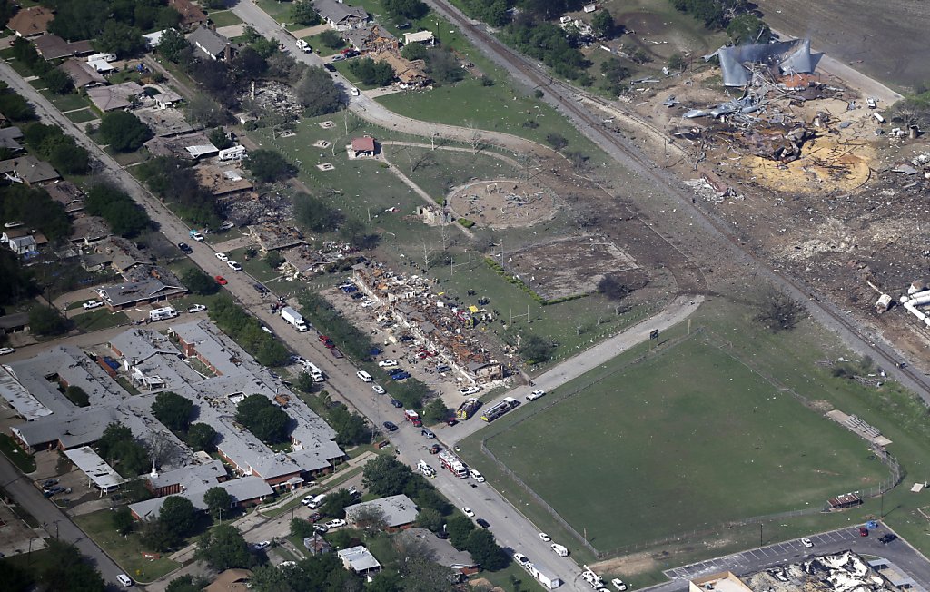 Death toll hits 14 in Texas explosion