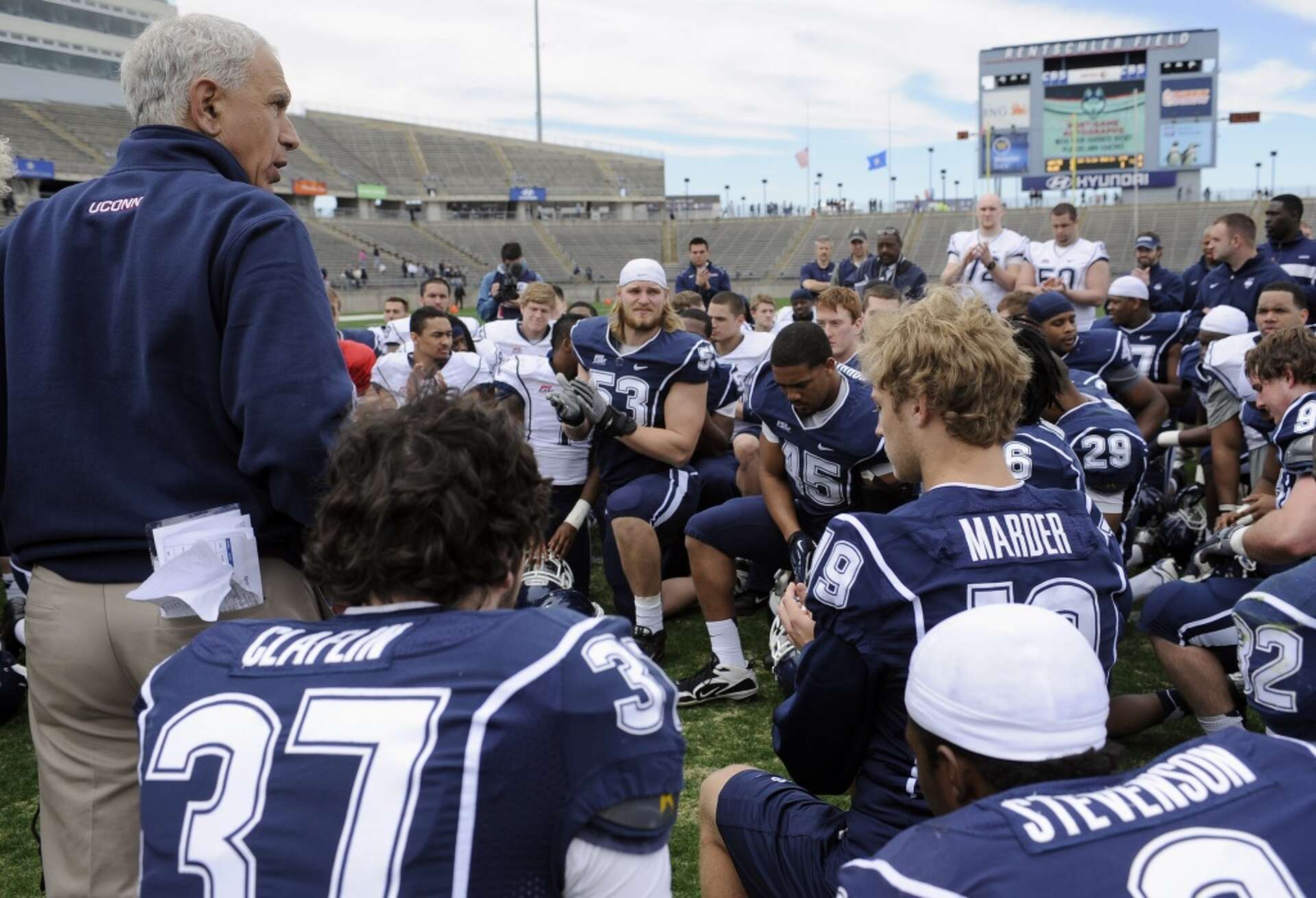 UConn injuries turn spring game into a scrimmage