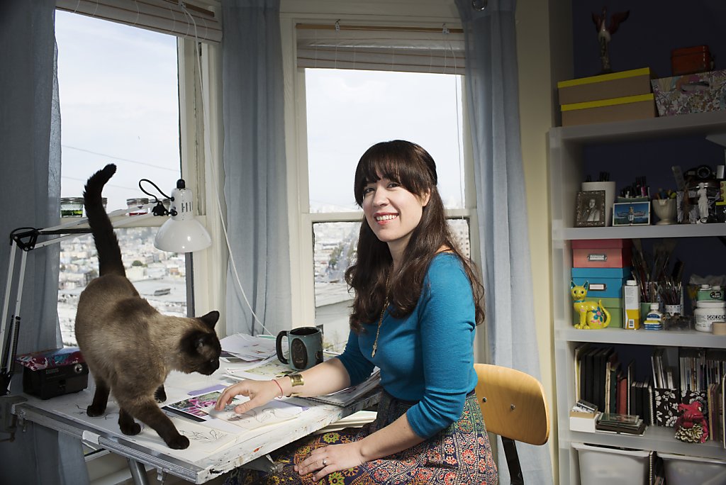 Colette Clark's removable wallpaper