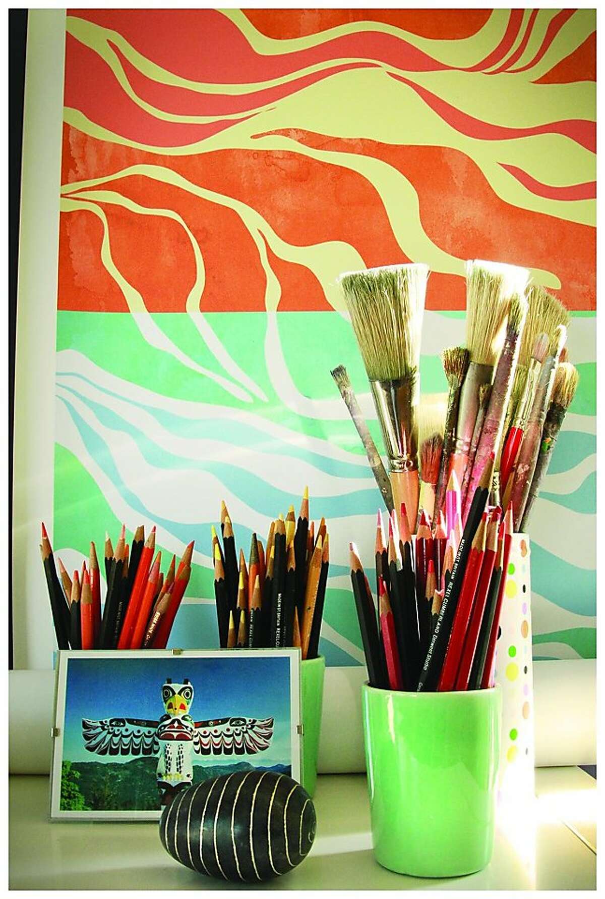 Colette Clark's removable wallpaper