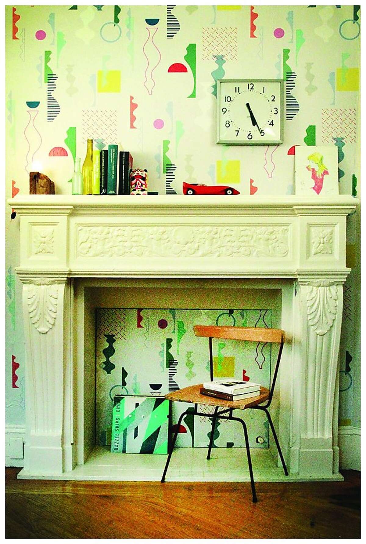 Colette Clark's removable wallpaper