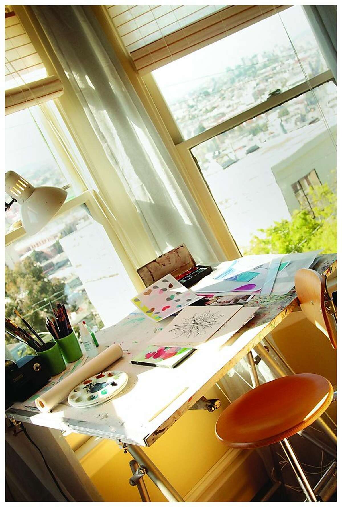 Colette Clark's removable wallpaper