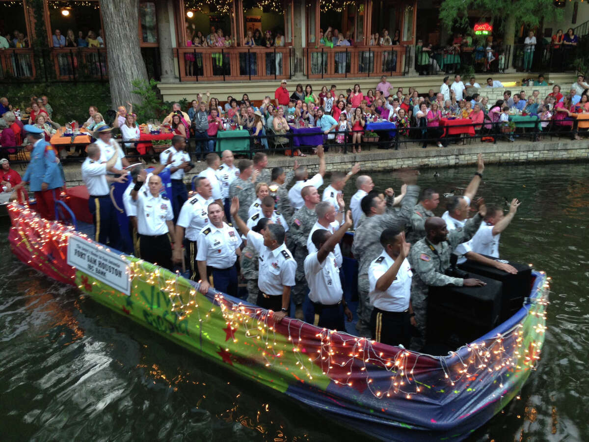 Parade-goers take in River festivities