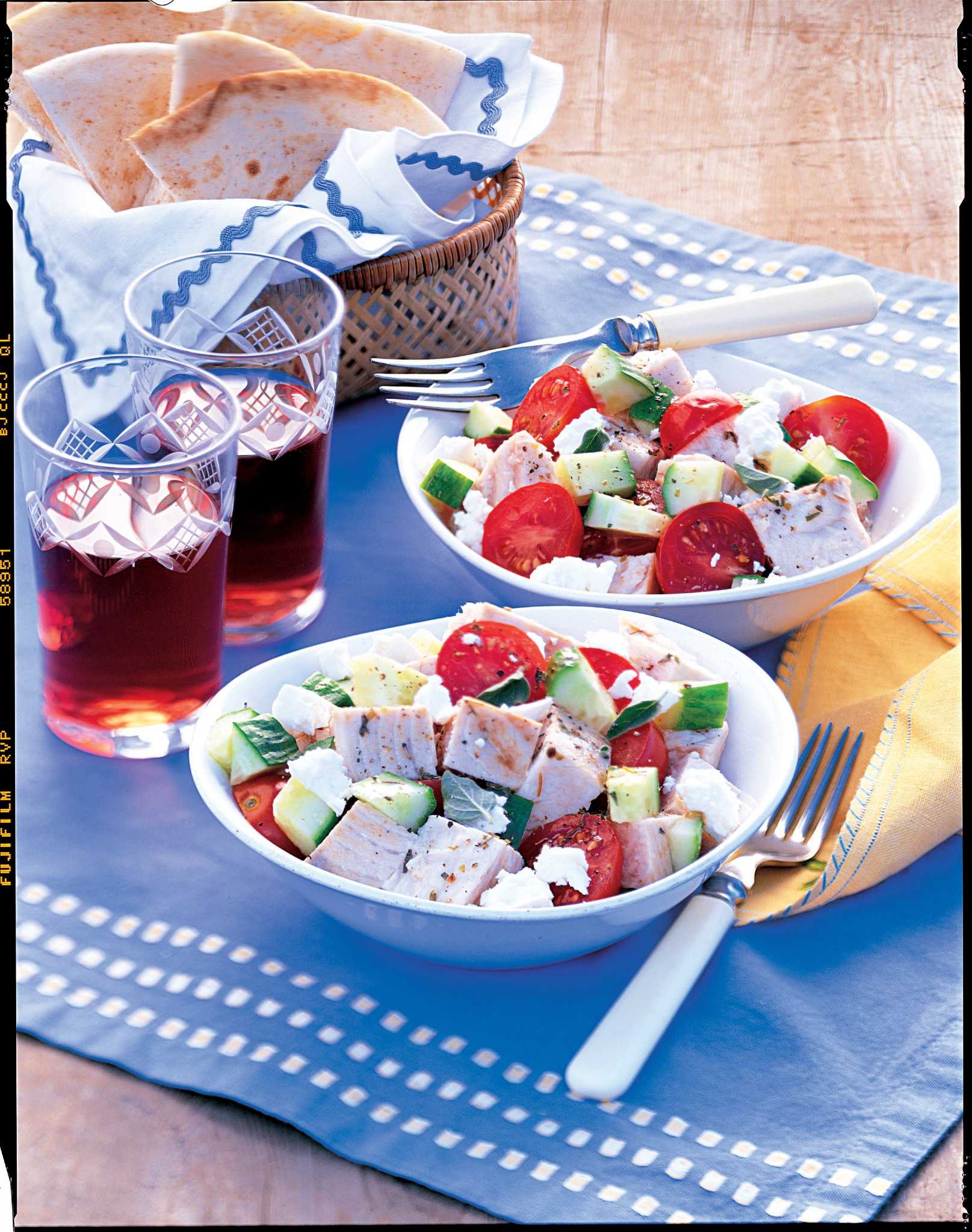 Mediterranean Swordfish Salad